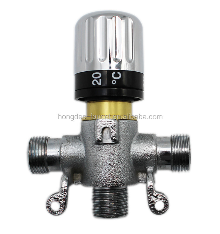Buy Brass Hot Cold Mixing Valve Thermostatic Valve from GuangZhou ...