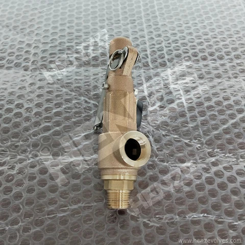 Buy Bronze Safety Relief Valve With Lever Bsp & Npt Bronze Safety Valve ...