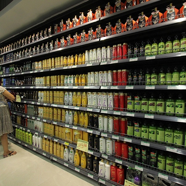 Buy Cold-rolled Steel Retail Shelves, Standard Supermarket Shelf ...