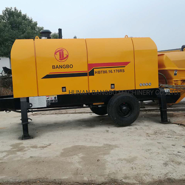 Buy Construction Machinery Stationary Concrete Trailer Pump Diesel Mini ...