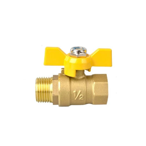 Buy Copper Butterfly Handle Copper Valve With Double Outer Wire And ...