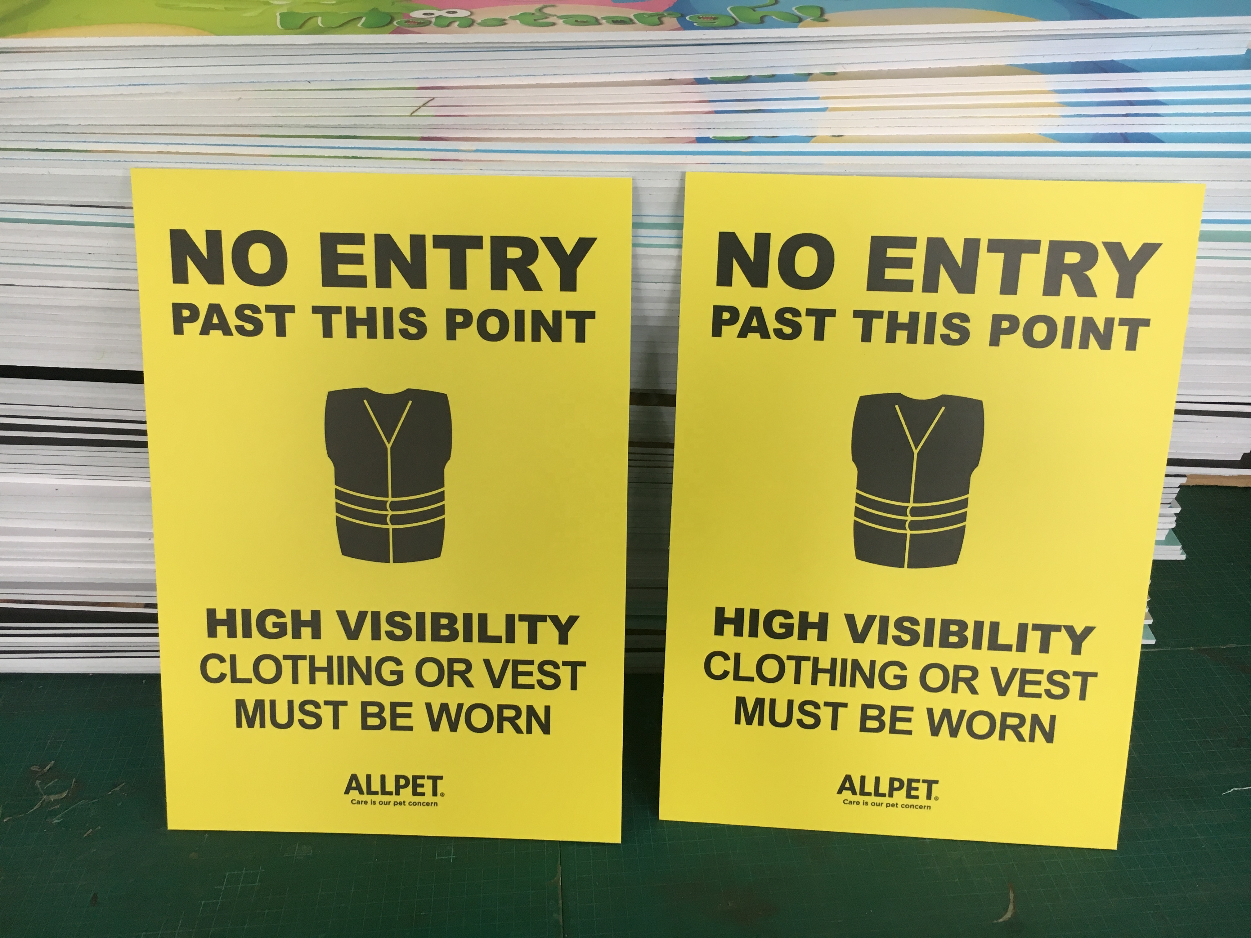 Buy Corflute Yard Sign With H Stake,corrugated Plastic Signs Double ...