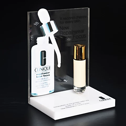 Buy Countertop Custom Skin Care Makeup Holder Acrylic Stand/cosmetic ...