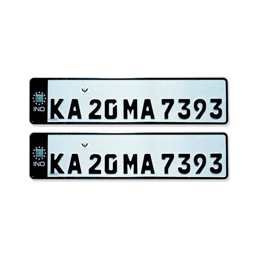 Buy Custom Number Plates from Orbiz Automotivez, India | Tradewheel.com