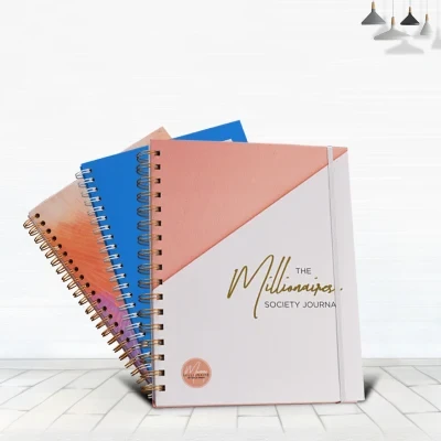 Buy Customized Hard Cover Wire Binding Spiral Journals Diary Planner ...