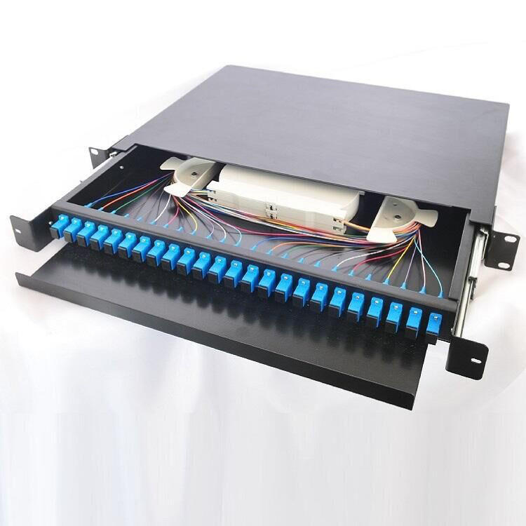 Buy Din Rail Sliding Fiber Patch Panel 1u 19 Inches Rack Mount Lc Sc ...