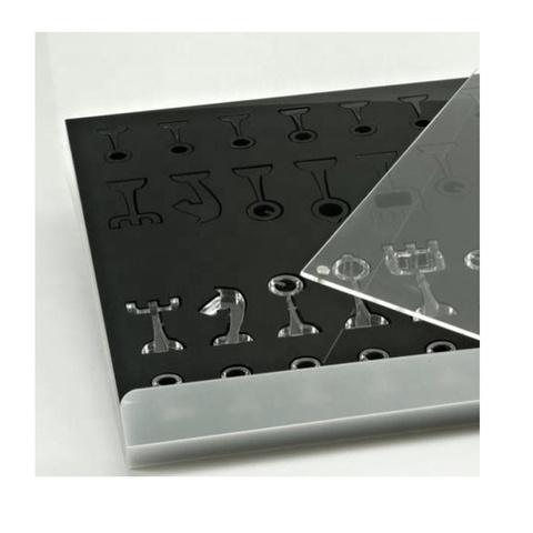 Buy Elegant Rectangle Handmade Acrylic Chess Board With Chess Set from ...