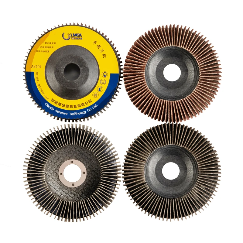 Buy Factory Fiberglass Backing Upright Abrasive Flap Wheel Flap Disc ...