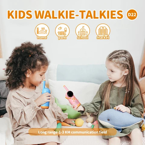 Buy Factory Kids Walkie-talkie 3km Long Range, High-quality Mini Two ...