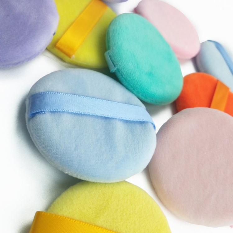 Buy Factory Supplier Velvet Cotton Powder Puff Round Ribbon Flutter Air ...