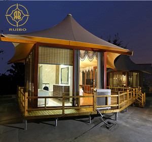 Buy Glamping Tent Luxury Hotel Tent With Modern Design from Guangzhou Ruibo Membrane Structure ...