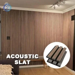 Buy Harmony Soundproof Slat Wood Panel Customized Veneer Pet Mdf ...