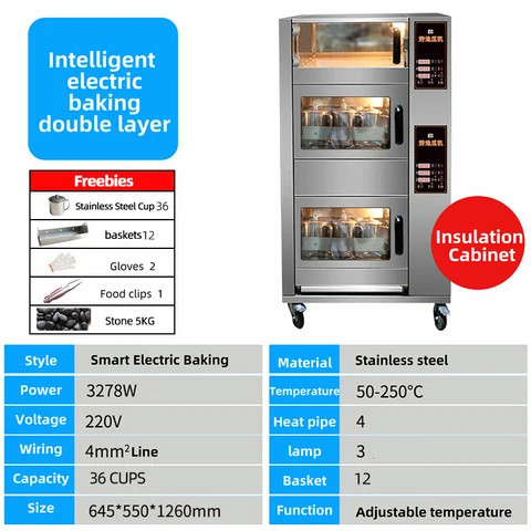 Buy Heavy Duty Restaurant Snack Machines Electric Purple Sweet Potato ...