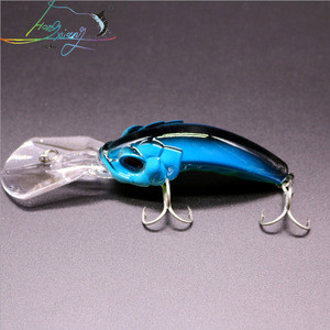 Buy Long Tongue Plate Blood Trough Hook Rock Mino Lure Bait 13.4g ...