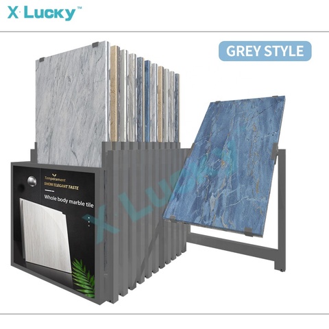 Buy Lucky Factory Modern Rotatable Slab Tiles Display Rack Floor Marble ...