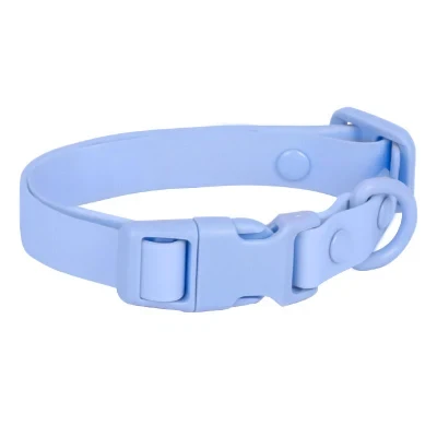 Buy Macaron Color Pet Collar Rust-proof Pvc Engraved Dog Collar ...