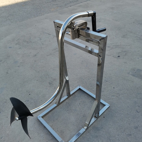 Buy Manual Outboard Motor Small Marine Thruster Hand-operated Power ...