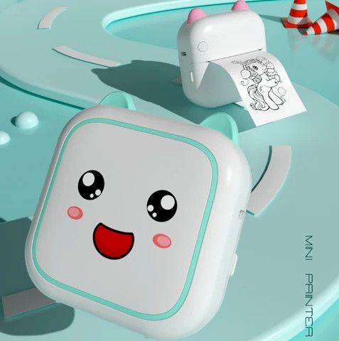 Buy Mini Printer Handheld Portable Thermal Printer Instant Pocket ...