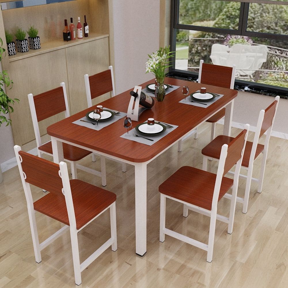 Buy Modern Simple Dining Table With Chairs Restaurant Economy Four ...