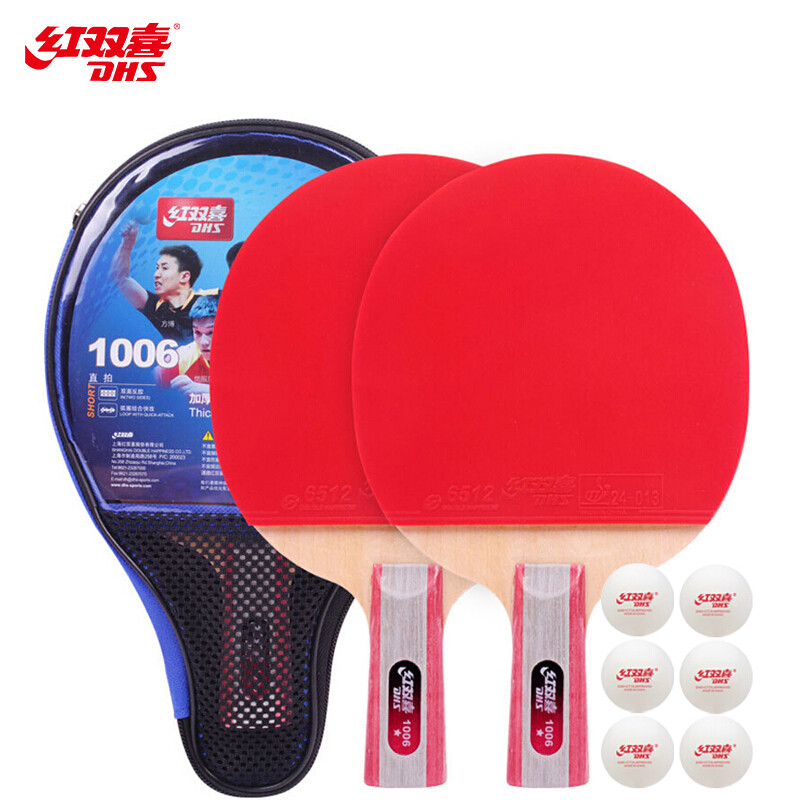 Buy Original Dhs 4002 4006 Table Tennis Racquet Rackets With Double ...