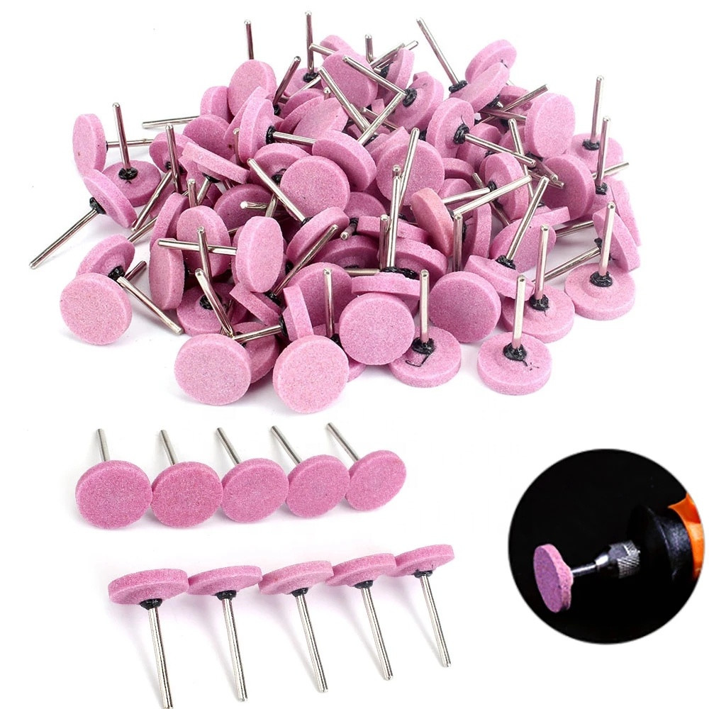 Buy Pink Abrasive Mounted Stone For Dremel Rotary Tools Grinding Wheel ...
