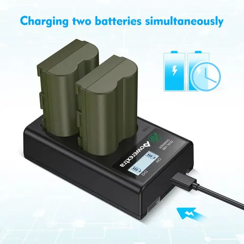 Buy Powerextra Rechargeable Camera Replacement Bp511 Bp511a Li-ion ...