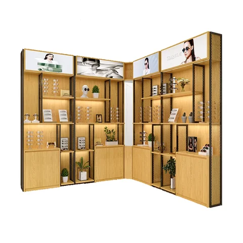 Buy Professional Optical Store Design Glass Laminate Eyewear Display ...