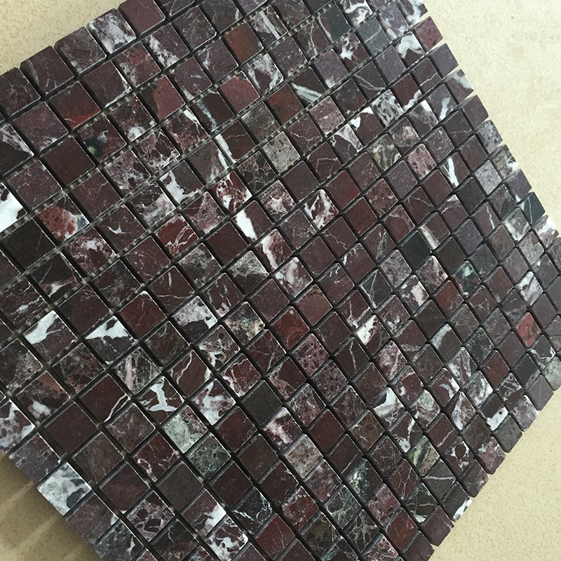Buy Purple Violet Marble Tile Stone Mosaic Tile For Hotel Bathroom from ...