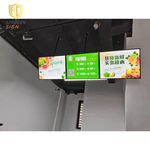 Buy Restaurant Menu Display Boards Led Aluminum Snapper Frame Temper ...