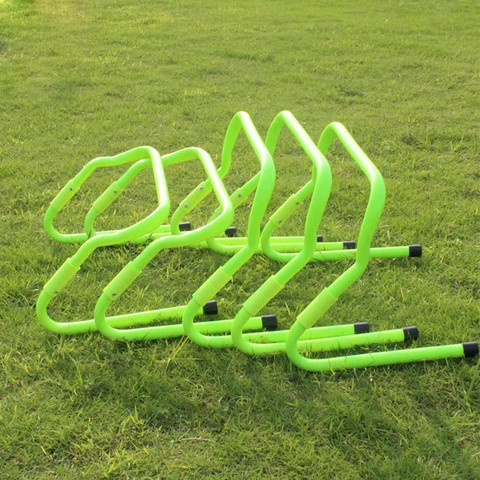 Buy Set Height Adjustable Portable Football Soccer Training Plastic Hurdles Foldable Agility ...