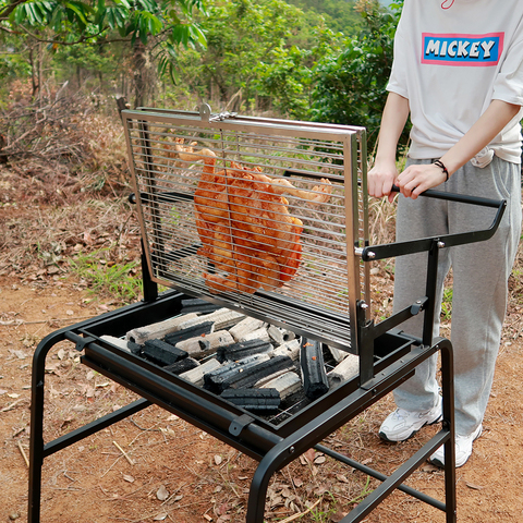 Buy Stainless Steel Charcoal Rotary Bbq Grill Portable from Huizhou ...