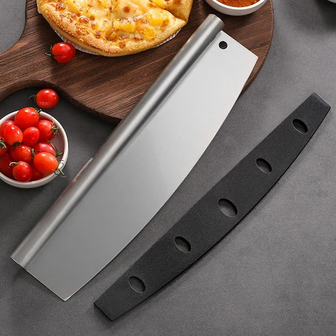 Buy Stainless Steel Multi-fuctional Pizza Cutter Rocker Blade Pizza ...