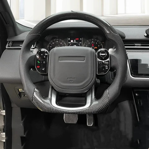 Buy Steering Wheel For Land Rover Range Rover Evoque Carbon Fiber ...