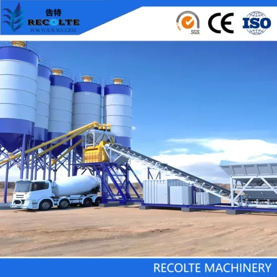 Buy The Hub Of Hybrid Mixes! Foundation Free Concrete Batching Plant ...
