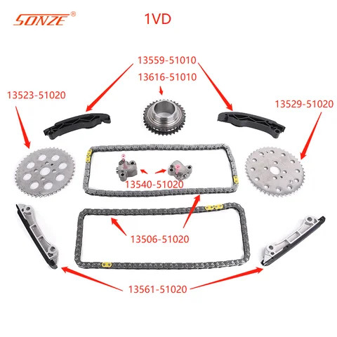 Buy Timing Chain Sub-assy Timing Suit For Toyota 1vd Land Cruiser Vdj79 ...