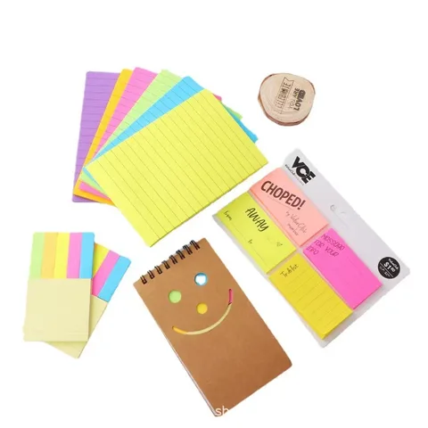 Buy Transparent Sticky Notes Repositionable Color Page Markers Books ...