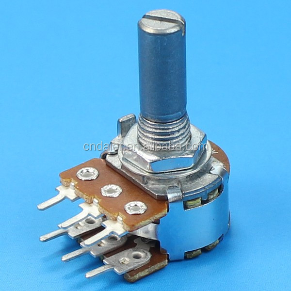 Buy Wh148-1b-2-n Double Unit Rotary Potentiometer from Yueqing Daier ...