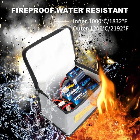 Buy Wholesale Explosion-proof Lithium Battery Safe Storage Bag Portable ...