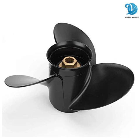 Buy Wholesale Outboard Boat Propeller 4 Blade Marine Propellers 13 1 ...