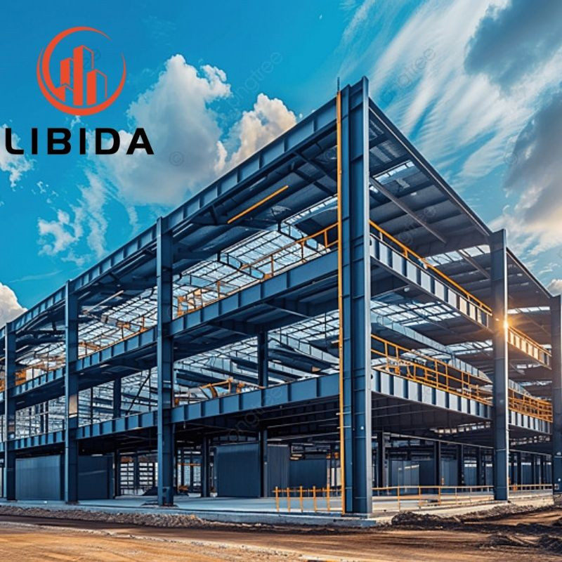 Buy Construction Light Steel Structure Workshop Building Steel ...