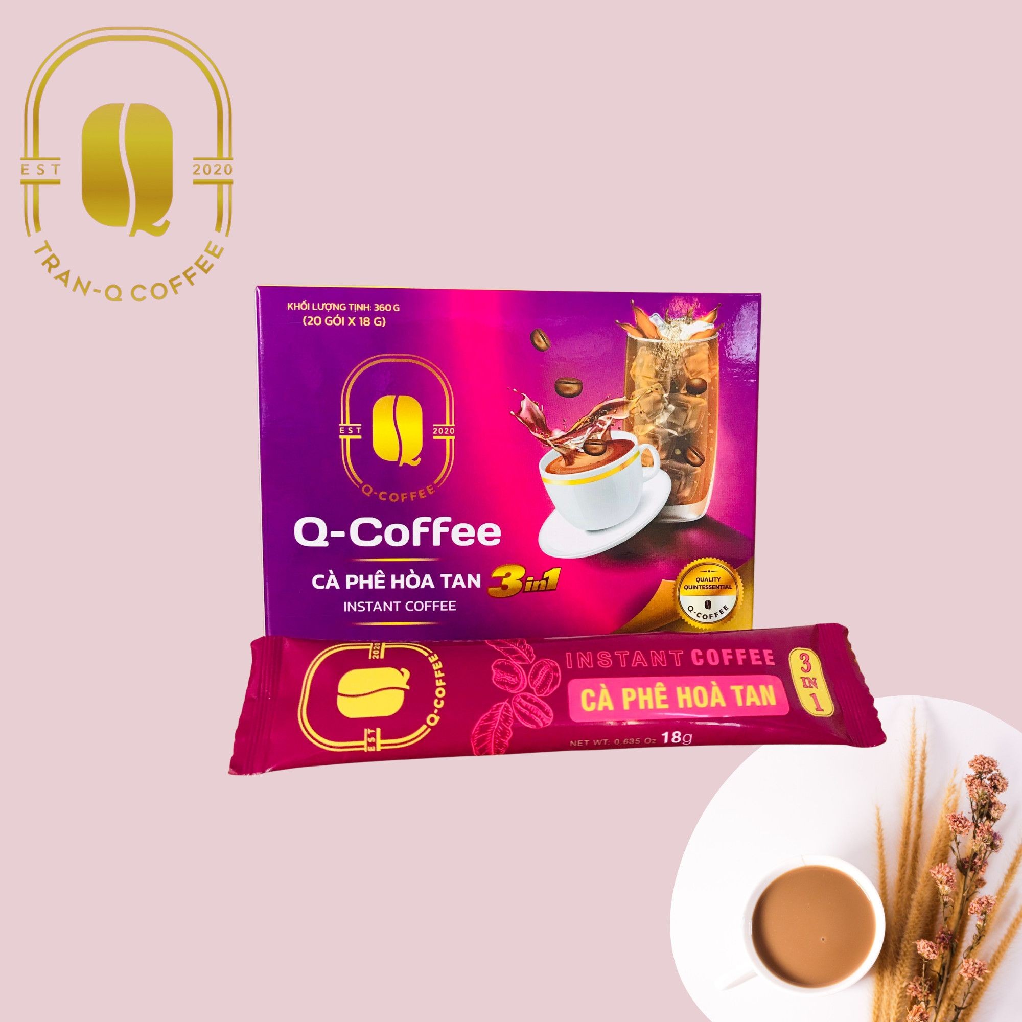 Buy Instant Coffee 3in1 Qcoffee from TRAN-Q COMPANY LTD.,, Vietnam ...