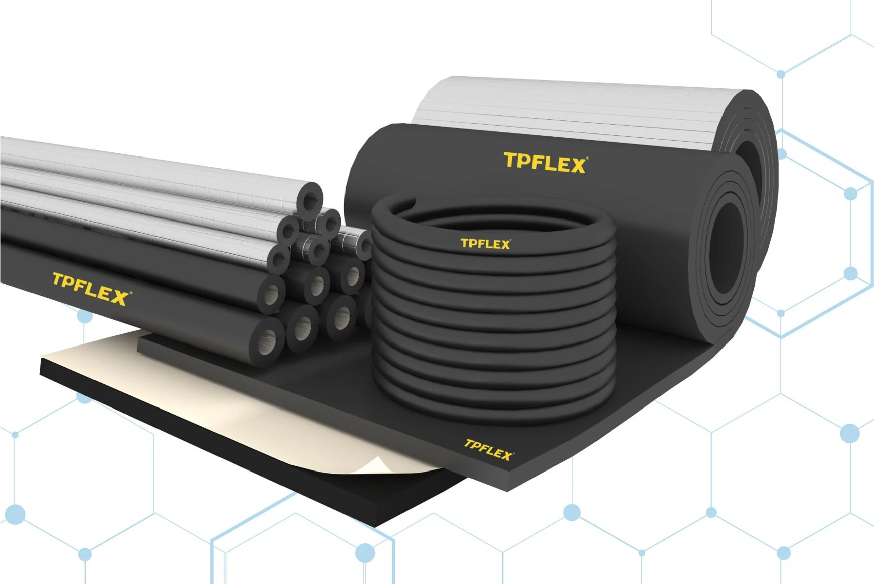 Buy Thermal Insulation Tpflex Std (tpflex Nbr/pvc Elastomeric Foam ...