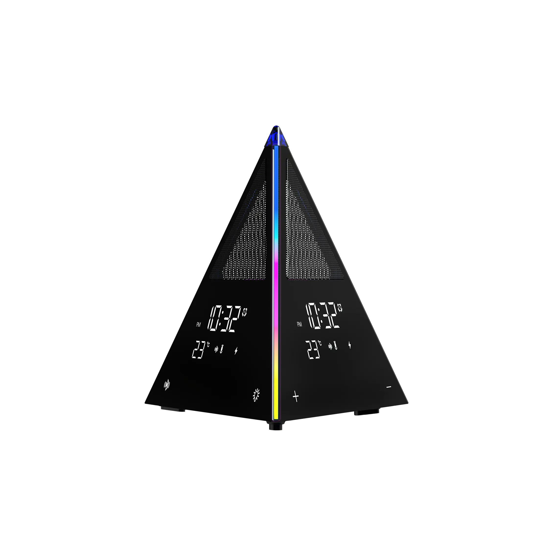 Buy Tri-clock With Bluetooth Speaker And Led Rgb Light from SanDian ...