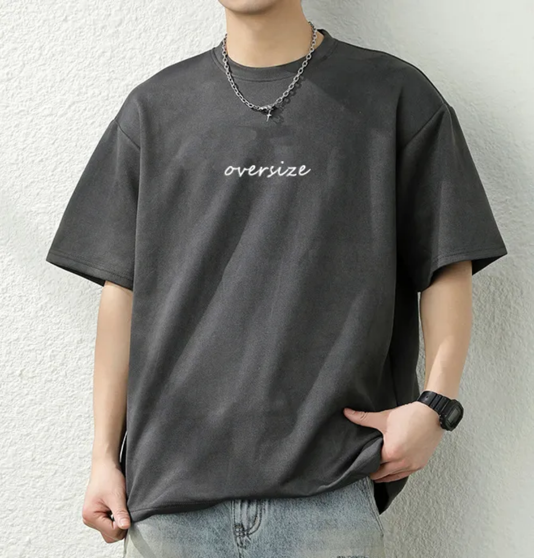 Buy Men’s Oversized Blank T-shirt | Custom Logo Oem Private Label ...