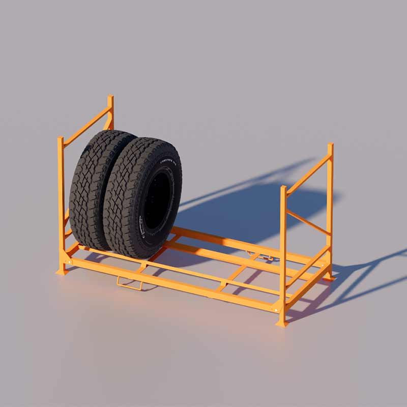 Buy Multi-layer Stackable Folding Tire Racks, Truck Tire Racks from ...