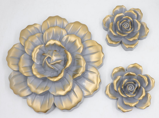 Buy Modern Luxury Home Decor Plastic Flower Wall Decoration Wall ...