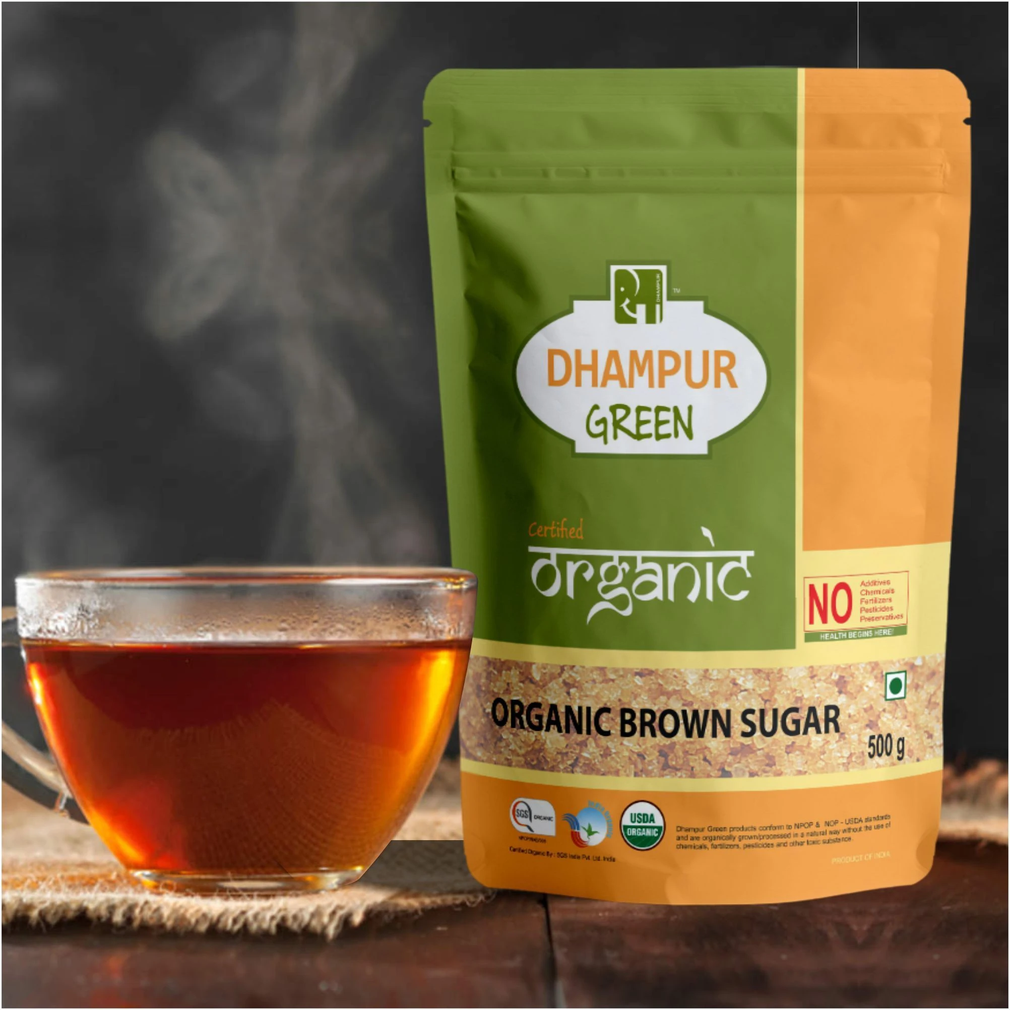 Buy Dhampur Green Organic Brown Sugar from Dhampure Speciality Sugars ...