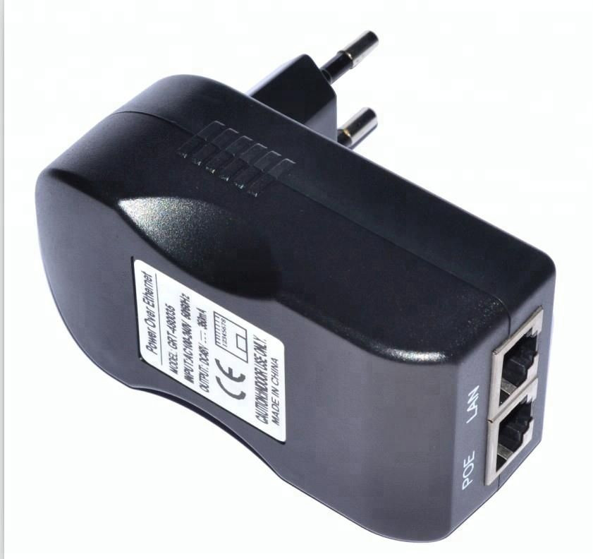 Buy Passive Poe Injector 24vdc 1a 24w Poe Adapter 100mbps Ethernet ...
