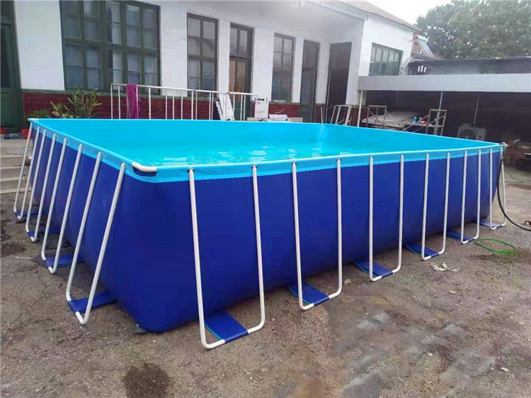 Buy Pvc Swimming Pool With Metal Frame from Shandong Mile Building ...