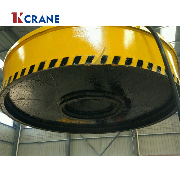 Buy 1 Ton Lifting Magnet Circular Lifting Electric Magnet For Crane ...